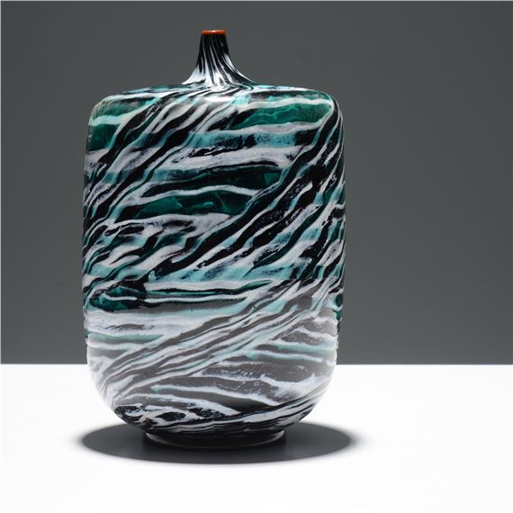 Yoichi Ohira | Yoichi Ohira Glass Vase / Vessel (1999) | MutualArt