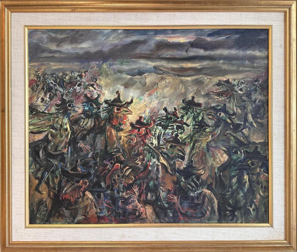 Yosl Bergner | Opponents (1984) | MutualArt