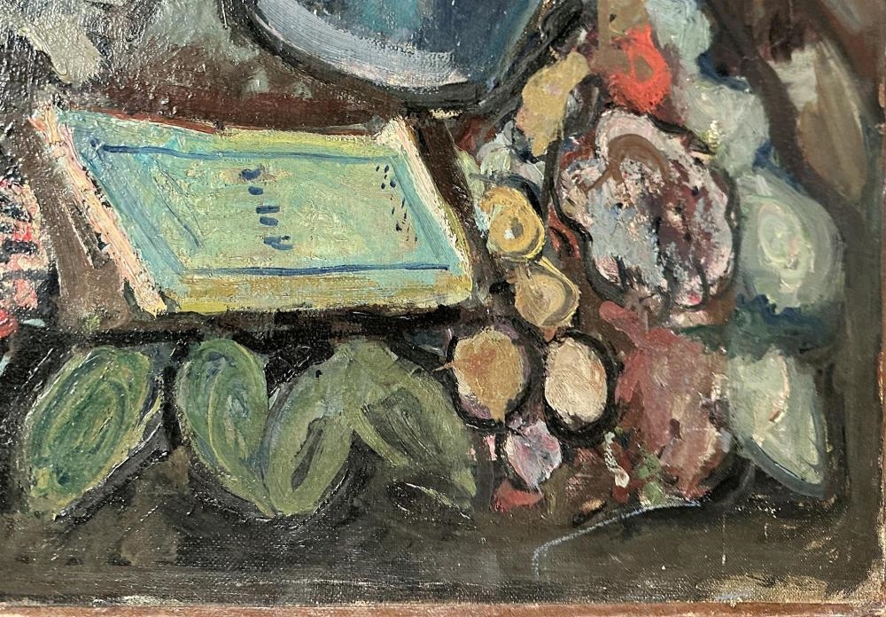 Pinchus Krémègne | Still life with violin (Circa 1930) | MutualArt