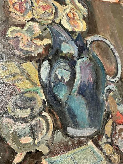 Pinchus Krémègne | Still life with violin (ca. 1930) | MutualArt