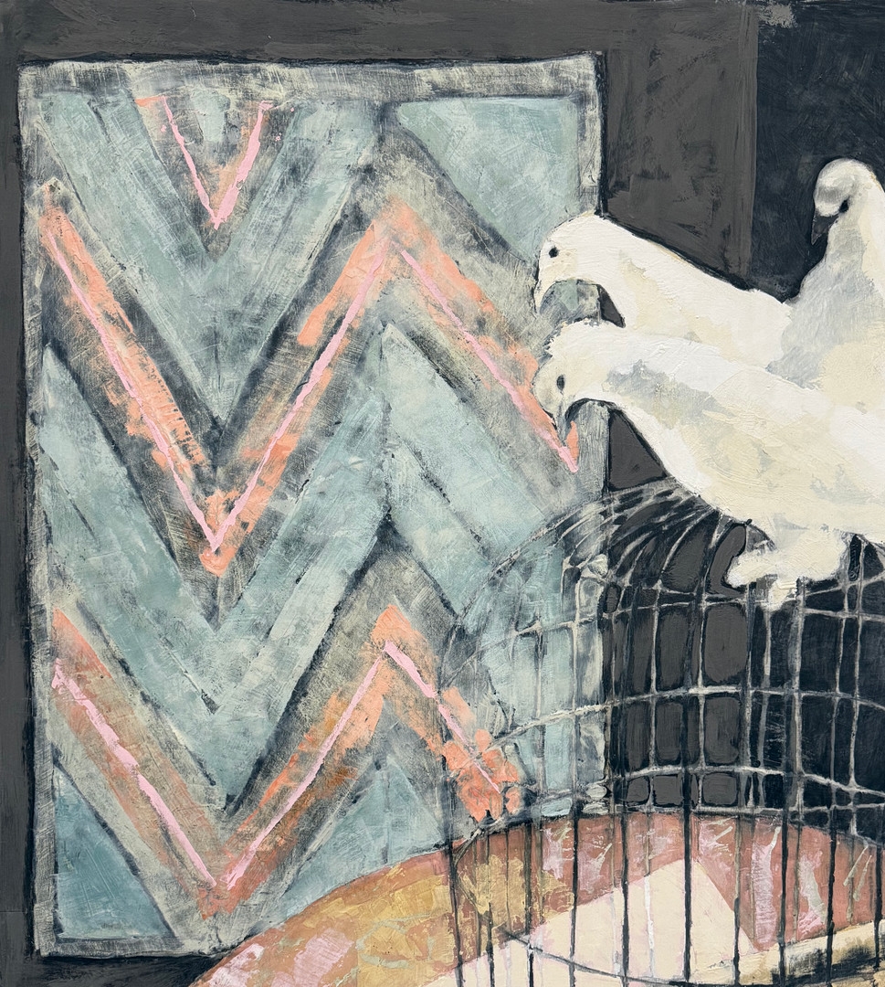 Lydia Bauman | WHITE DOVES | MutualArt