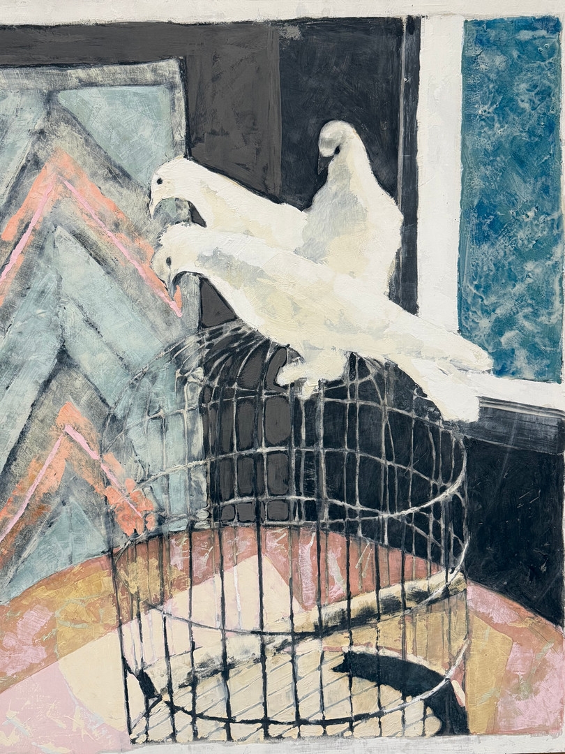 Lydia Bauman | WHITE DOVES | MutualArt