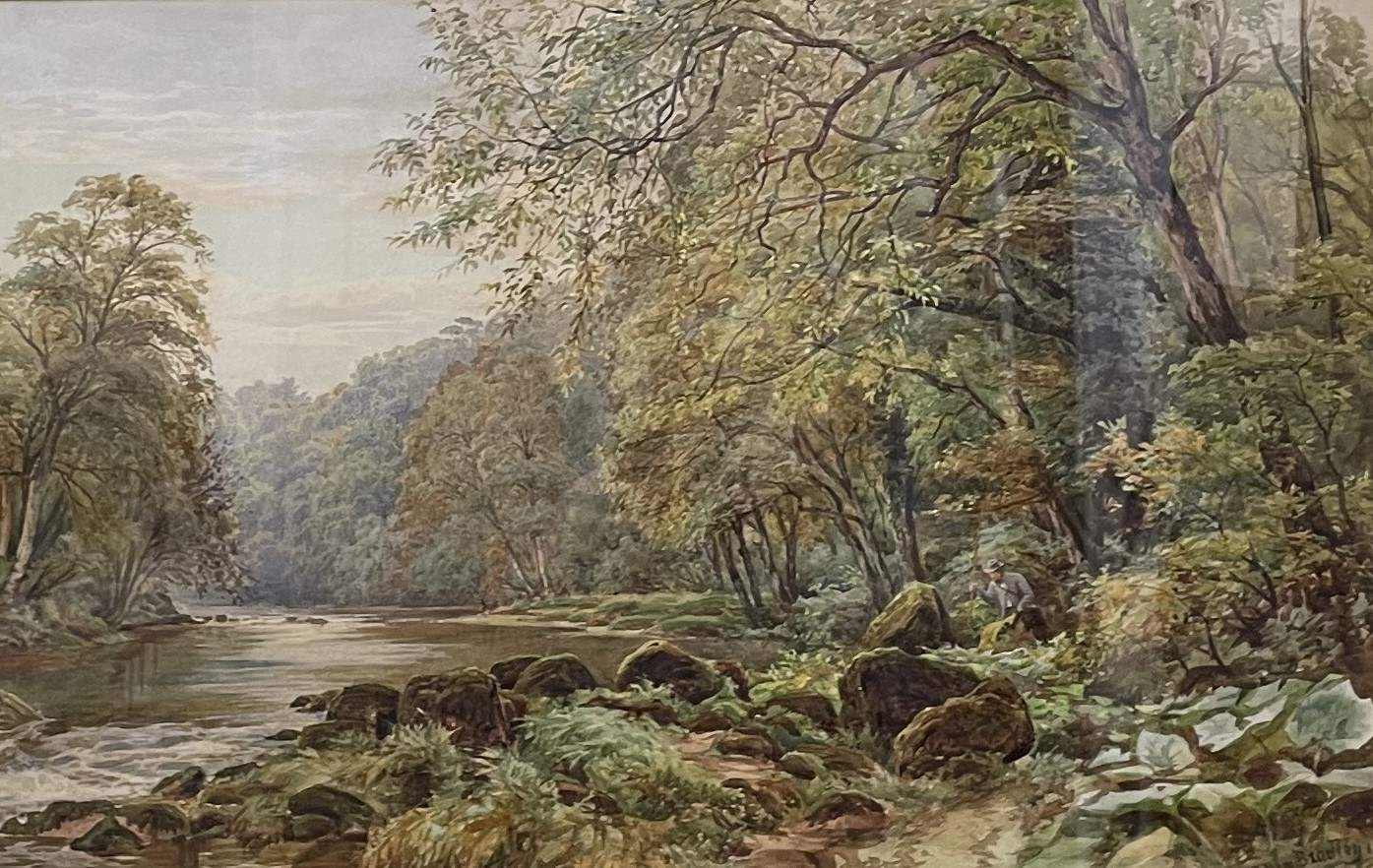William Bradley | On the wharfe at Boulton Abbey | MutualArt