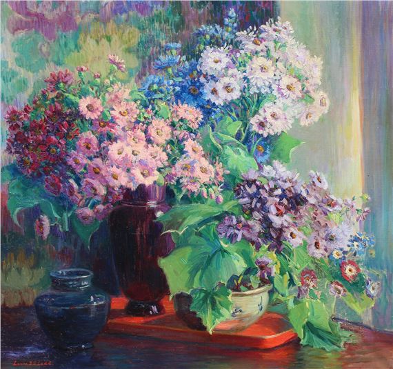 Laura D. Stroud Ladd | Large Floral Still Life | MutualArt
