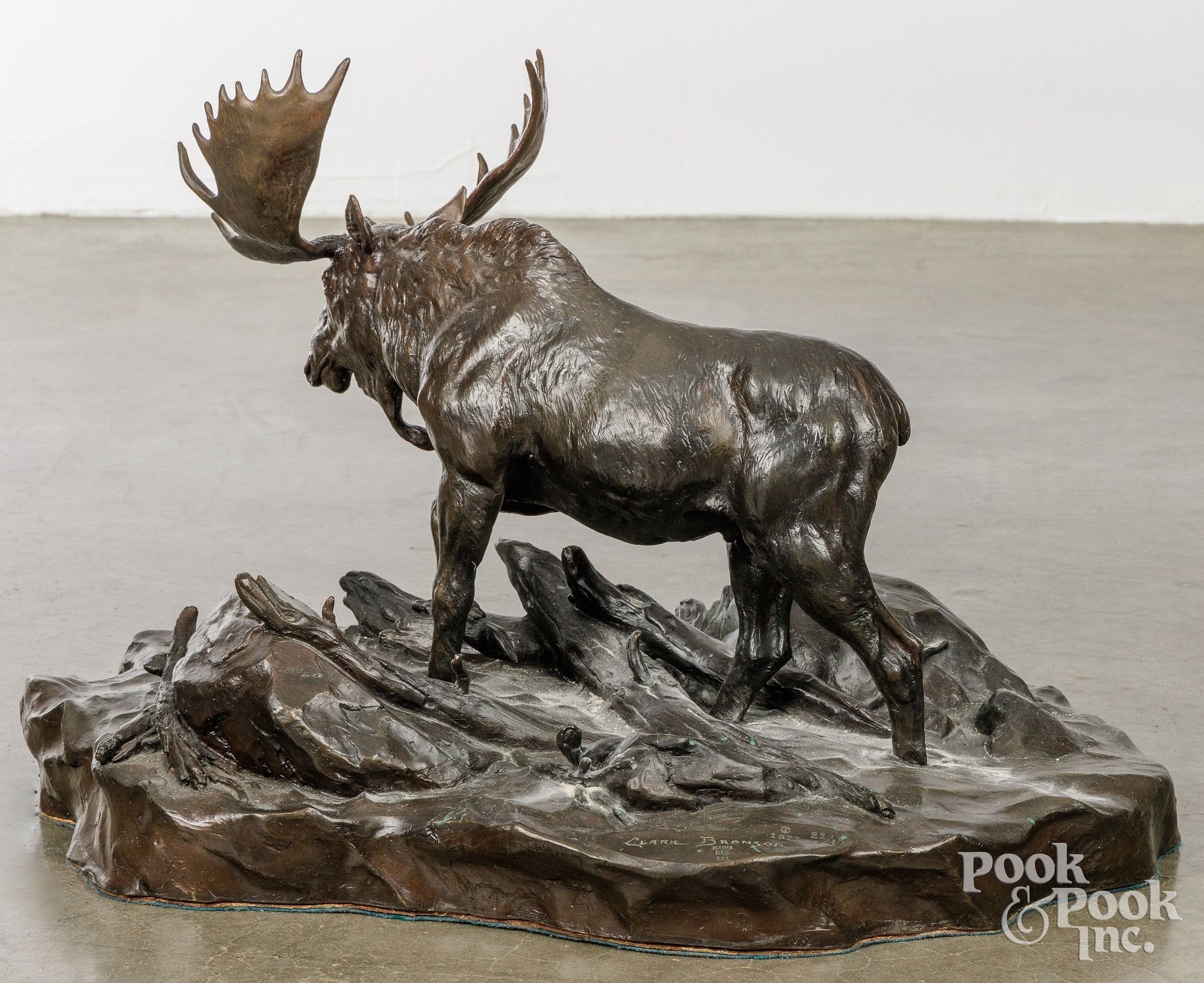 Clark Bronson | Clark Bronson bronze moose | MutualArt