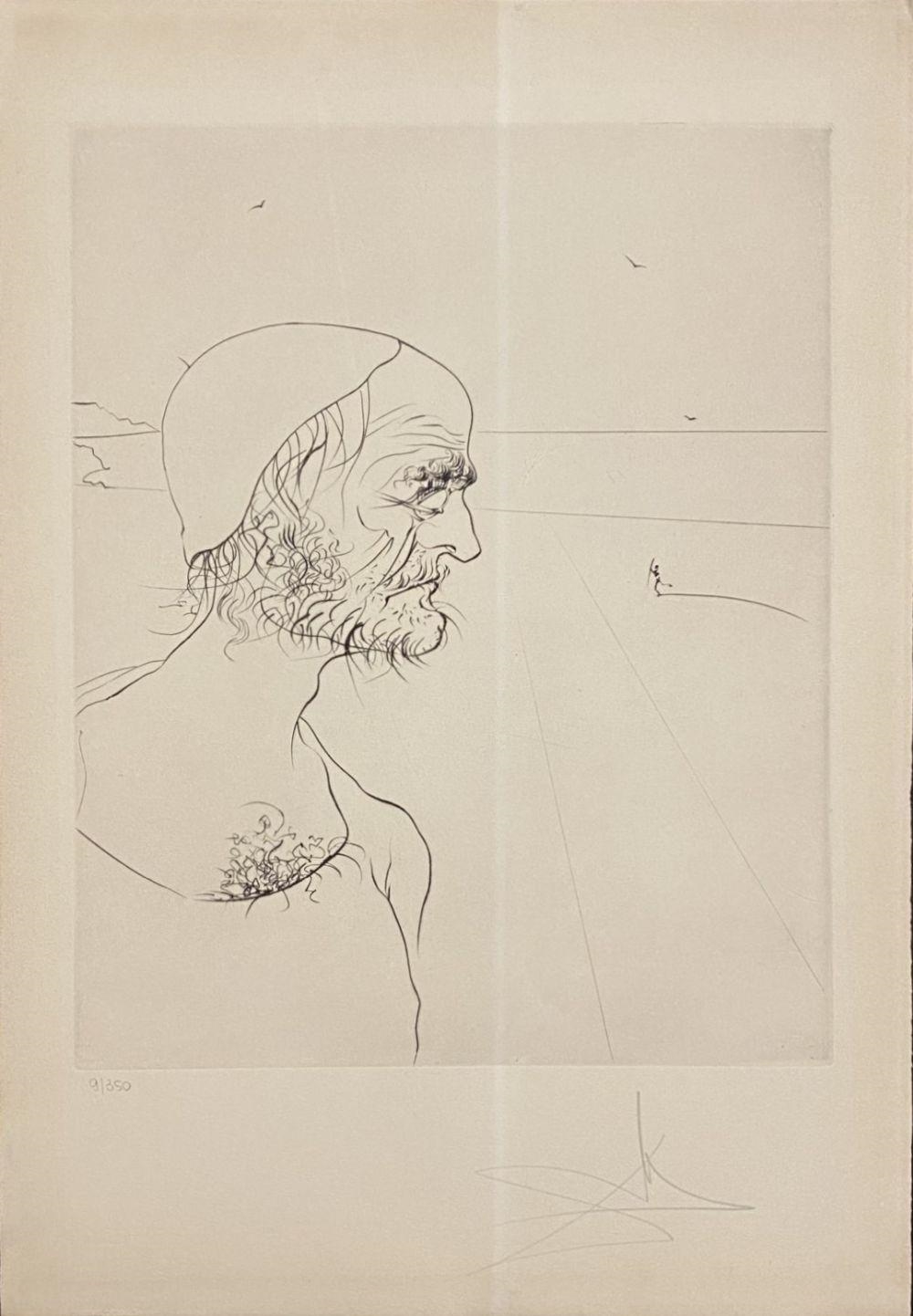 Salvador Dalí | The Old Man and the Sea - Portrait (1974) | MutualArt