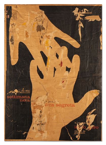 Mimmo Rotella | Violenza segreta (1963) | MutualArt
