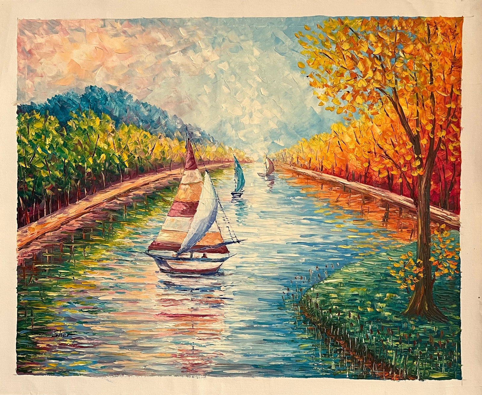 Svyatoslav Shyrochuk | Svyatoslav Shyrochuk, A Day on the River ...