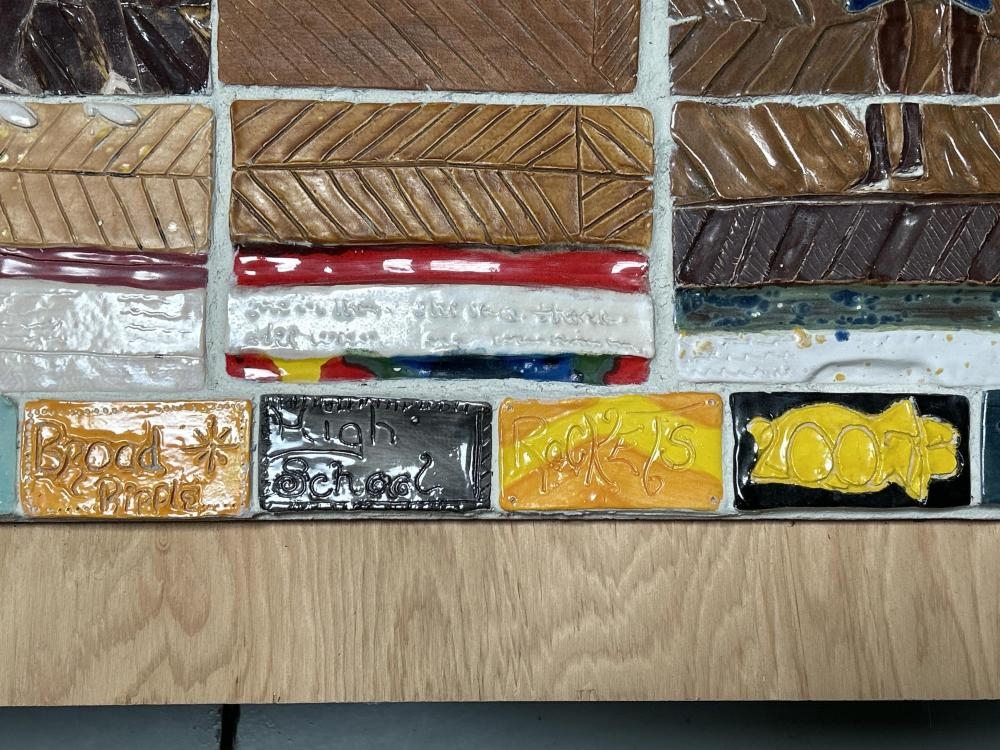 Faith Ringgold | Ceramic tile public wall installation after Dancing at ...