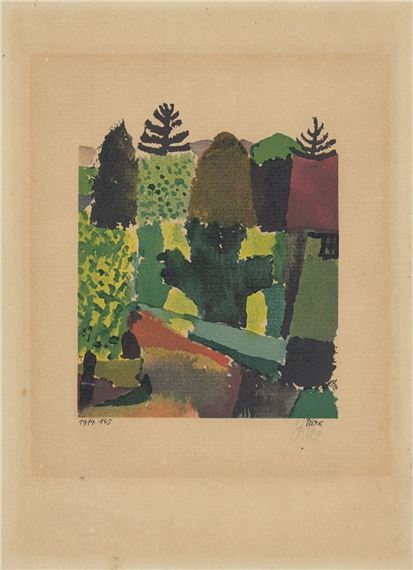 Paul Klee | Park (1920) | MutualArt