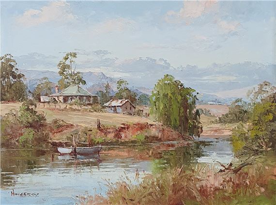 John Hingerty | JOHN FRANCIS HINGERTY (1930-), 'Wingham Homestead', oil ...