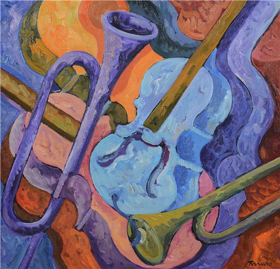 Saverio Terruso | Composition of musical instruments (1990s) | MutualArt