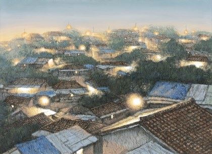 Youngju Joung | Village in the Hills 203 (2018) | MutualArt