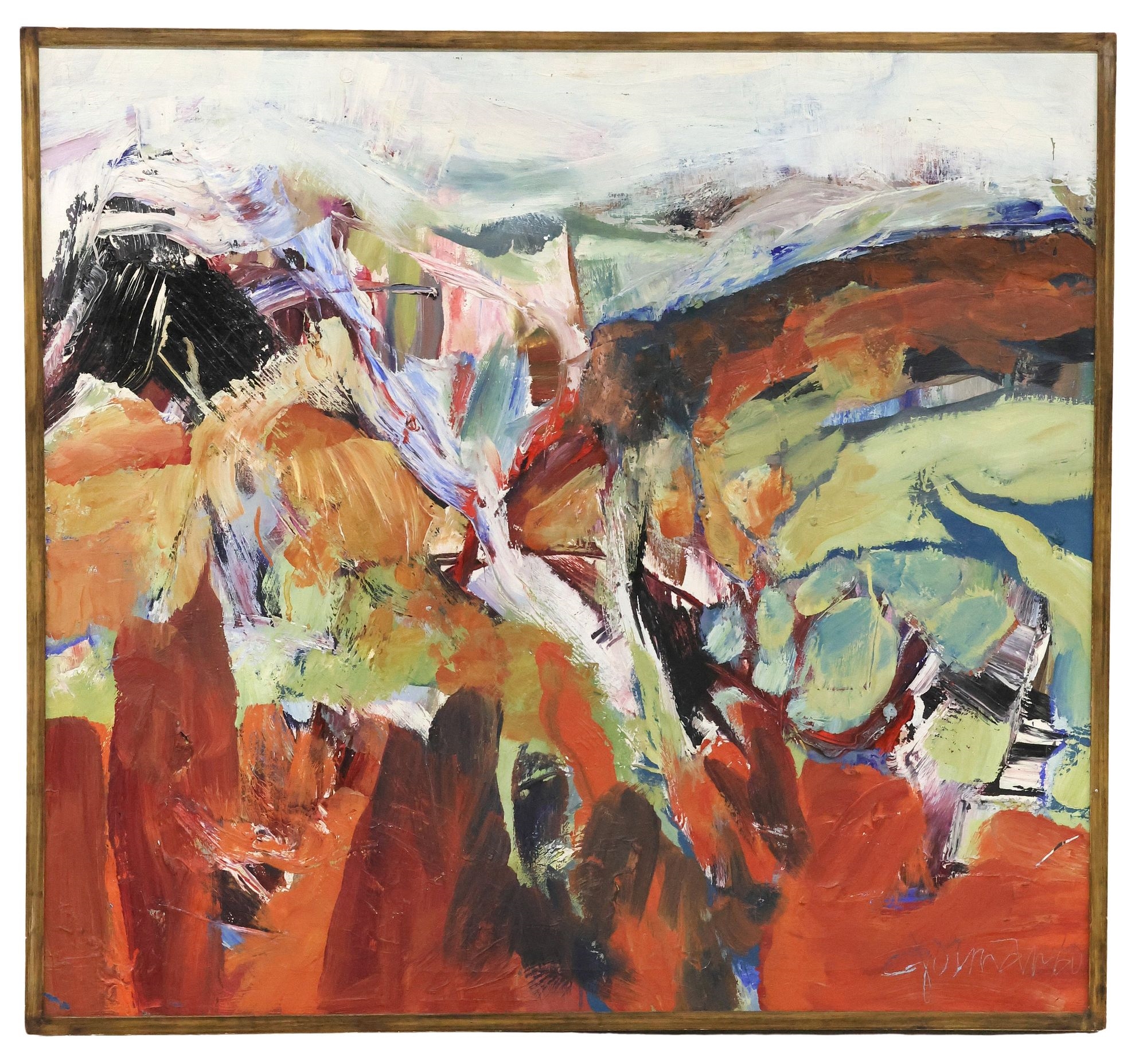 Richard Borthwick Gorman | Landscape - White Sky, (1960) | MutualArt