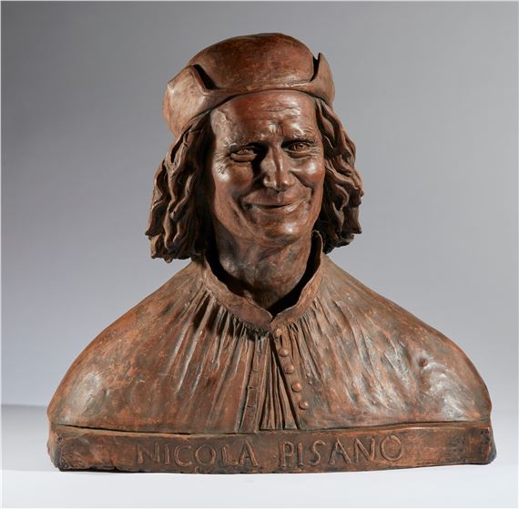 Nicola Pisano | Busto di Nicola Pisano, Toscana XIX secolo | MutualArt