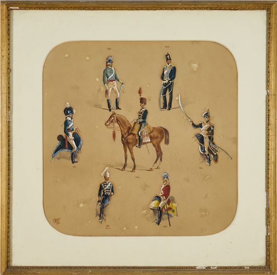 Reginald Augustus Wymer | British Dragoons and Hussars (1882) | MutualArt