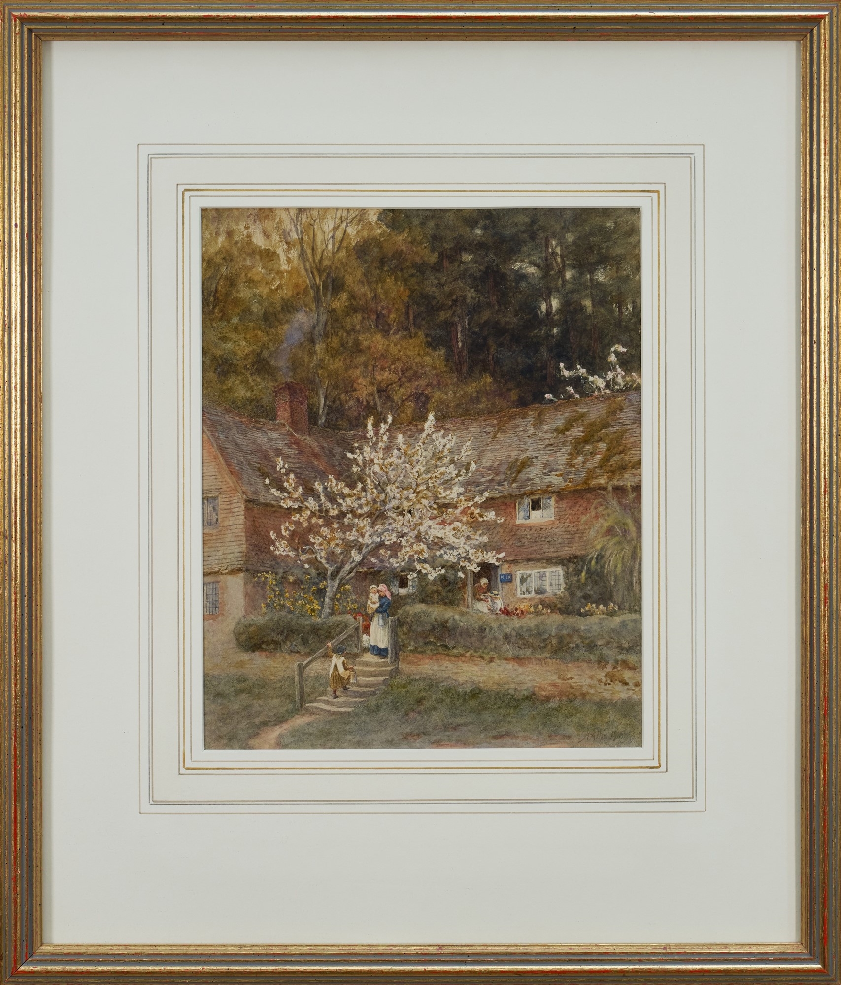 Helen Allingham | Cherry Tree Cottage | MutualArt