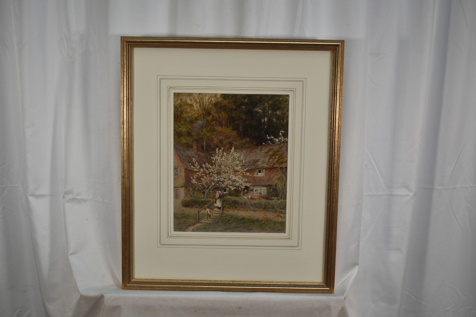 Helen Allingham | Cherry Tree Cottage | MutualArt