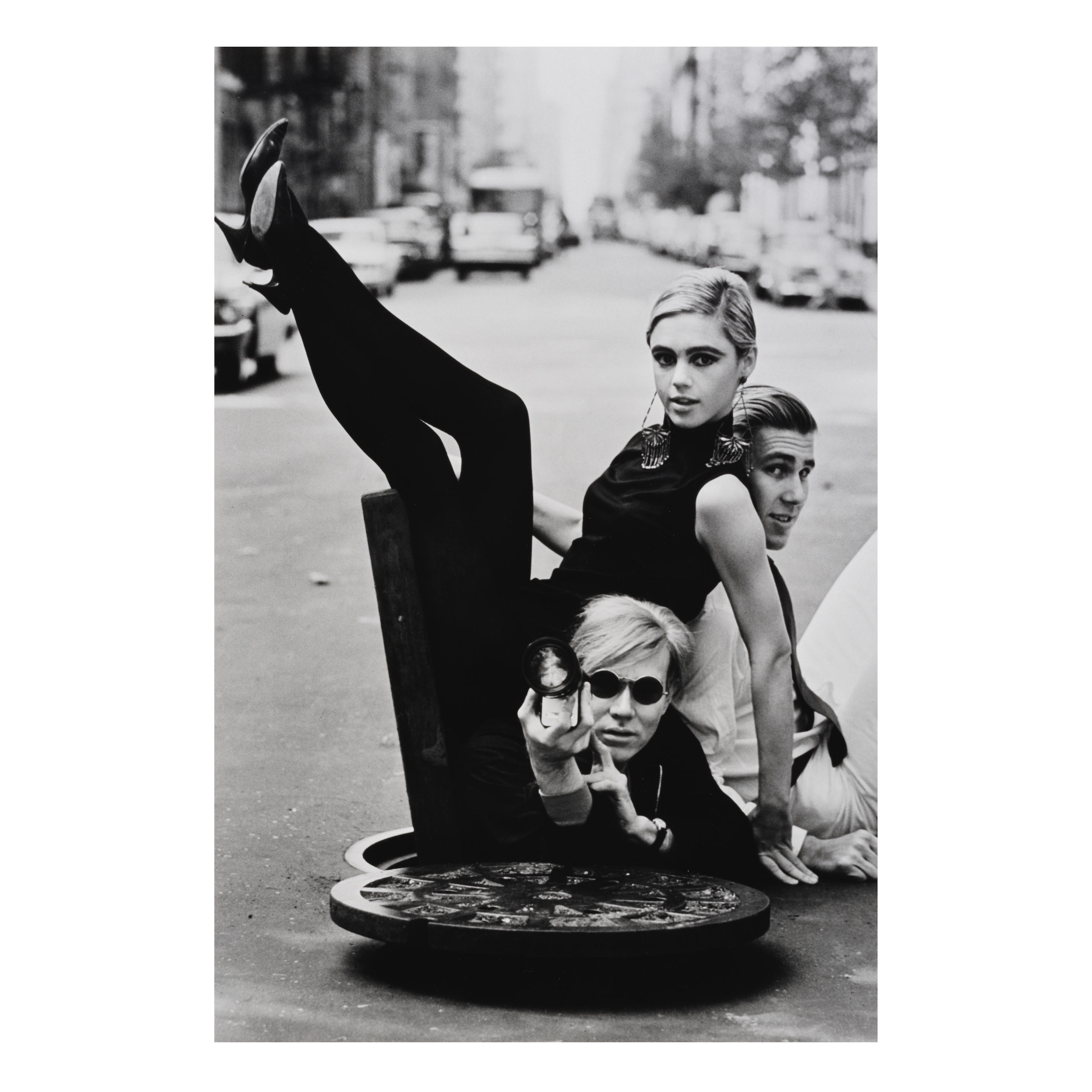 Burt Glinn | Andy Warhol with Edie Sedgwick and Chuck Wein, New York ...