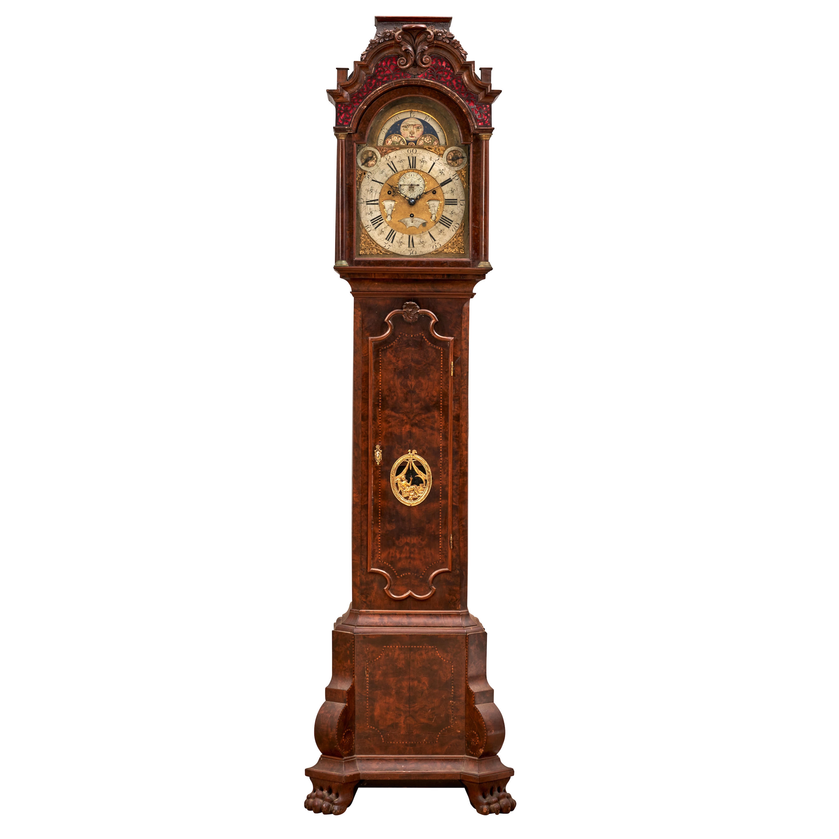 Stephen Rimbault | STEPHEN RIMBAULT BAROQUE-STYLE BURLWOOD TALL CASE ...