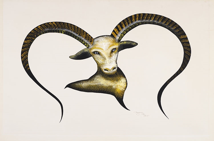 Benjamin Chee Chee | Ram's Head (1975) | MutualArt