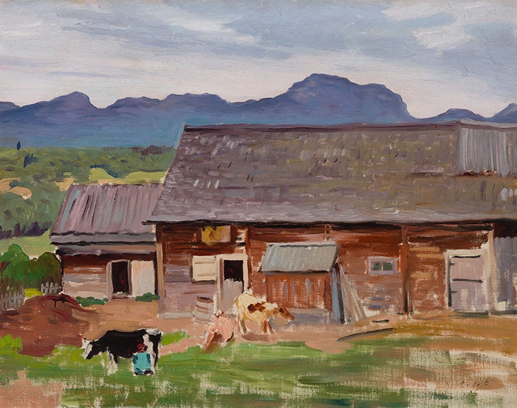 Robert Pilot | Ferme à St-Hilaire (1936) | MutualArt