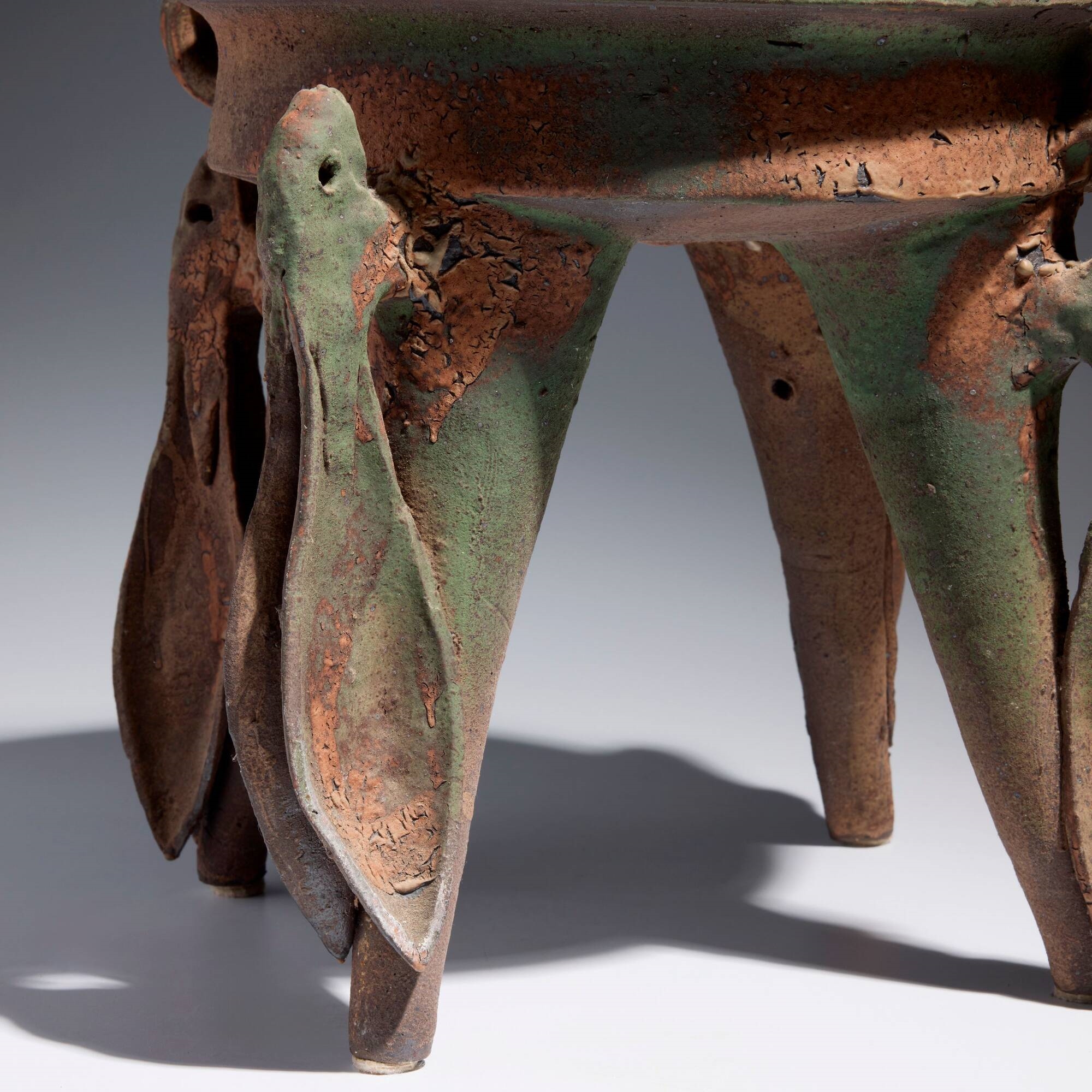 Ken Ferguson | Four-Legged Vessel with Hare and Turtle (Circa 1990 ...