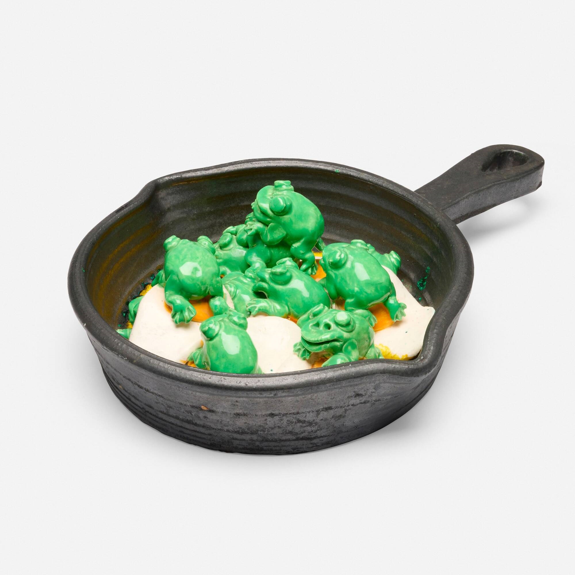 David Gilhooly | Frog Frying Pan (1993) | MutualArt
