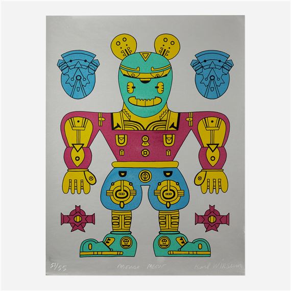 Karl Wirsum | Mouse Meow (1983) | MutualArt