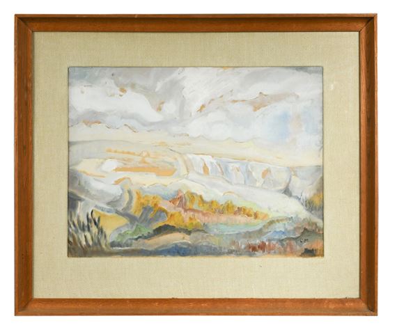 Cecil Mullen | Landscape with Chalk Cliffs | MutualArt