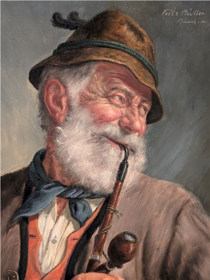 Fritz Müller | The mountain farmer | MutualArt