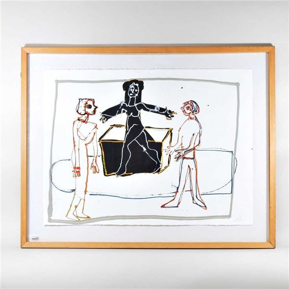 John Kiki | three figures | MutualArt