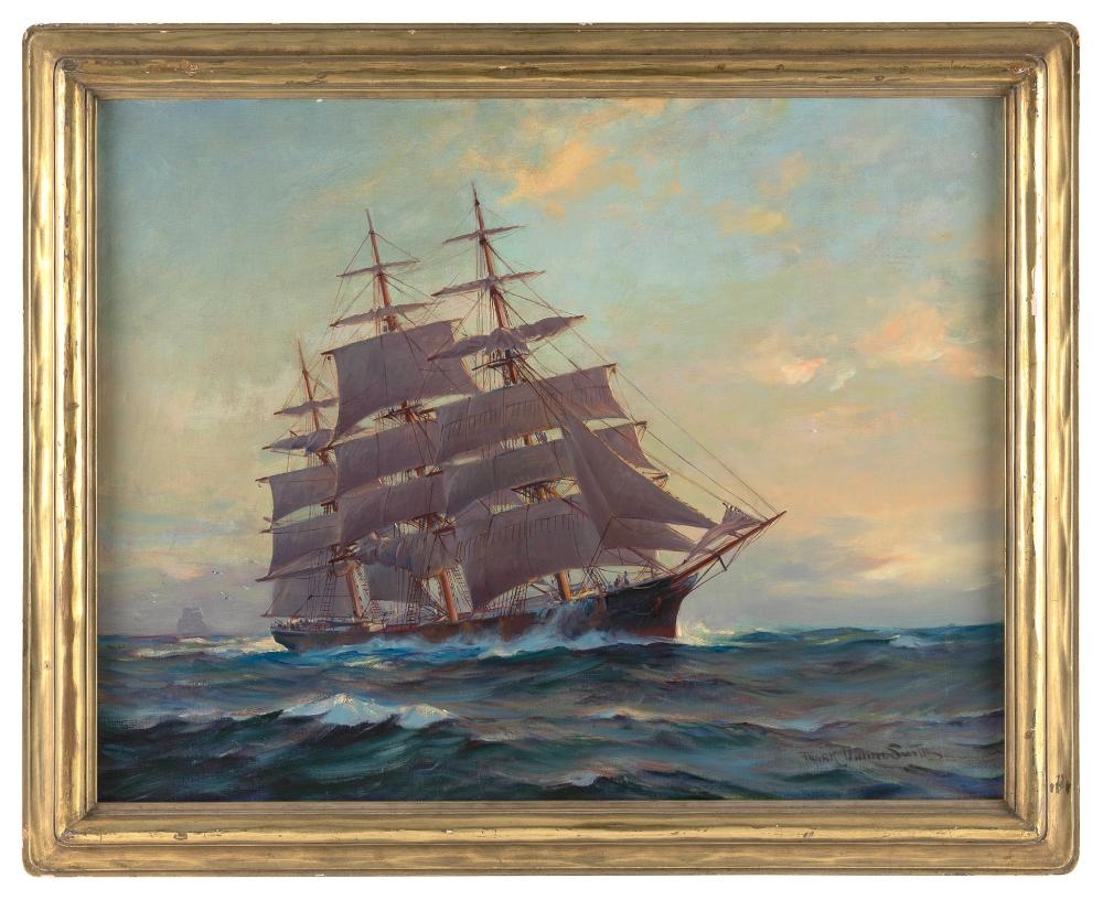 Frank Vining Smith | Ship under sail | MutualArt