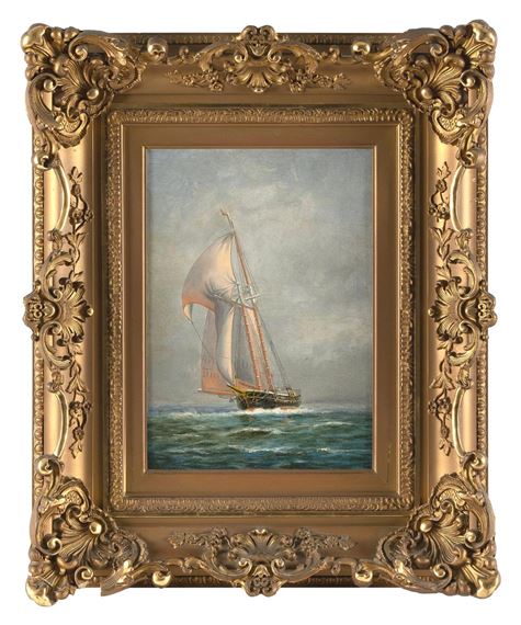 James Gale Tyler | Wind filling a ship's sails | MutualArt