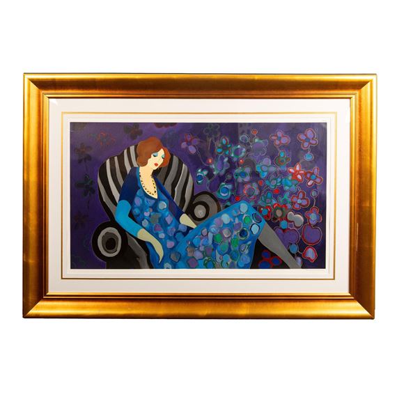 Itzchak Tarkay | Itzchak Tarkay, Original Color Serigraph on Paper ...