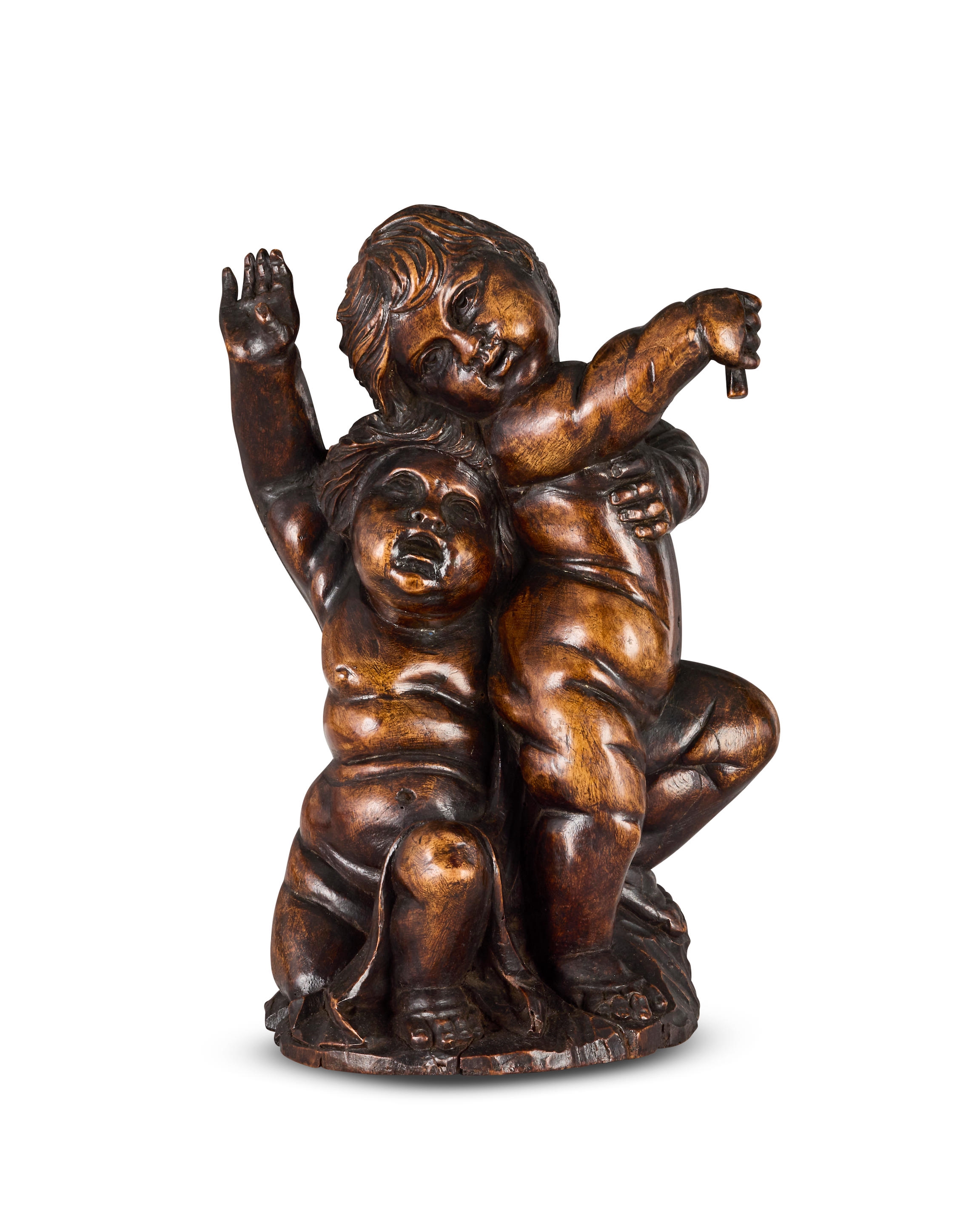 Flemish School 17th Century | Figural group depicting two putti | MutualArt