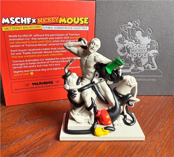 MSCHF | Famous Mouse Collectable Statue And Coin Disney Mickey (2024 ...