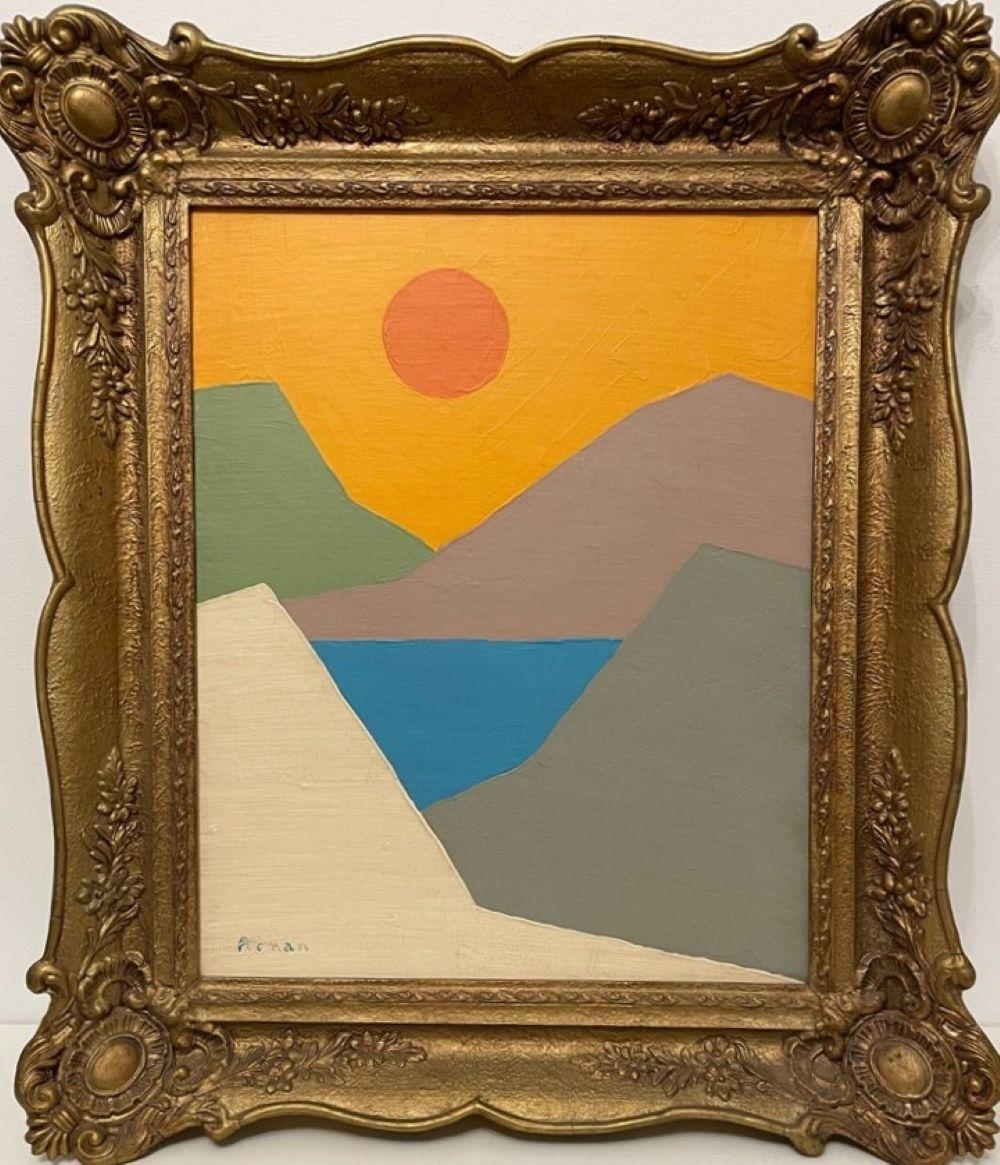 Etel Adnan | ETEL ADNAN [LEBANESE/AMERICAN] 1925-2021 [ATTR.] ABSTRACT ...