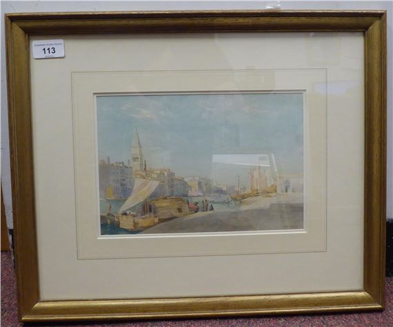 Richard Henry Wright | The Grand Canal from the Steps of Santa Maria ...