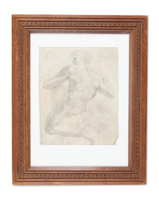 Italian School, 17th Century | AN IGNUDO FROM THE SISTINE CHAPEL VAULT ...
