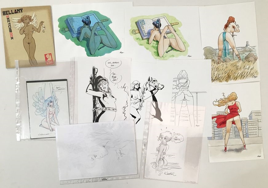 Georges Colomb | 8 ORIGINAL DRAWINGS. Jean-Christophe VERGNE, François ...