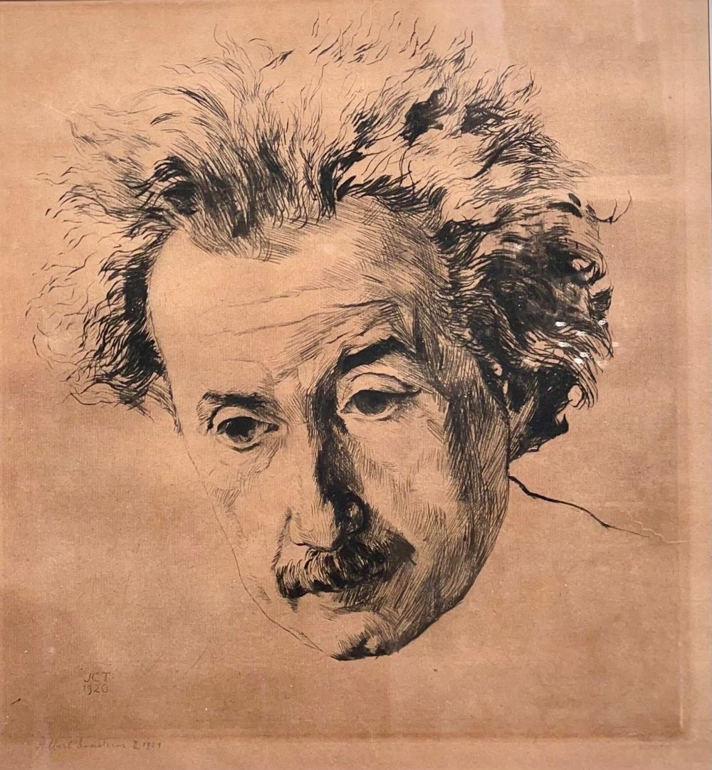 Julius Cohn Turner | Portrait Of Albert Einstein (1920s) | MutualArt