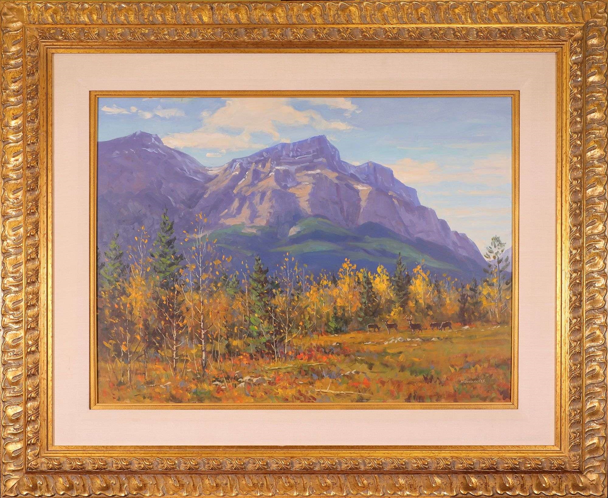 Mannie Gonsalves | MOUNT RUNDLE | MutualArt