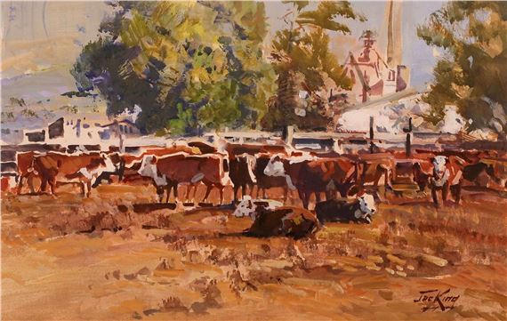 Jack Elmo King | CATTLE GRAZING | MutualArt