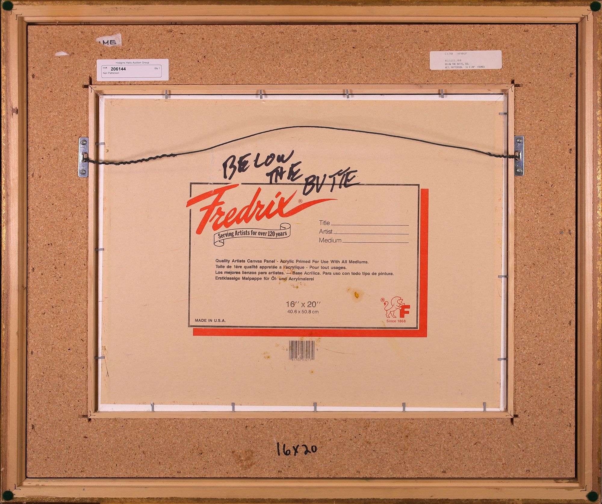 Neil Patterson | BELOW THE BUTTE | MutualArt