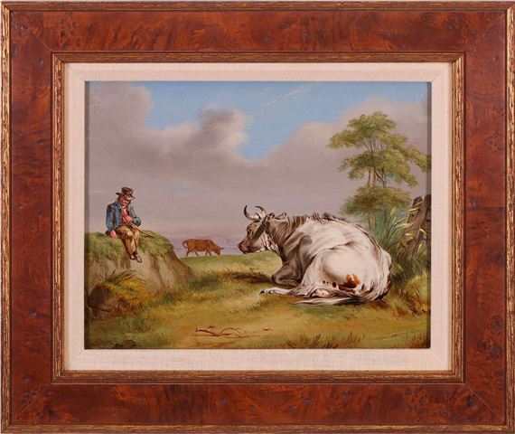 Robert Clow Todd | THE COWHERD - ILE D'ORLEANS | MutualArt