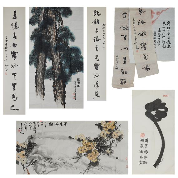 Wu Sanda | WU SANDA (1933-2018): Eight Calligraphy and Paintings ...