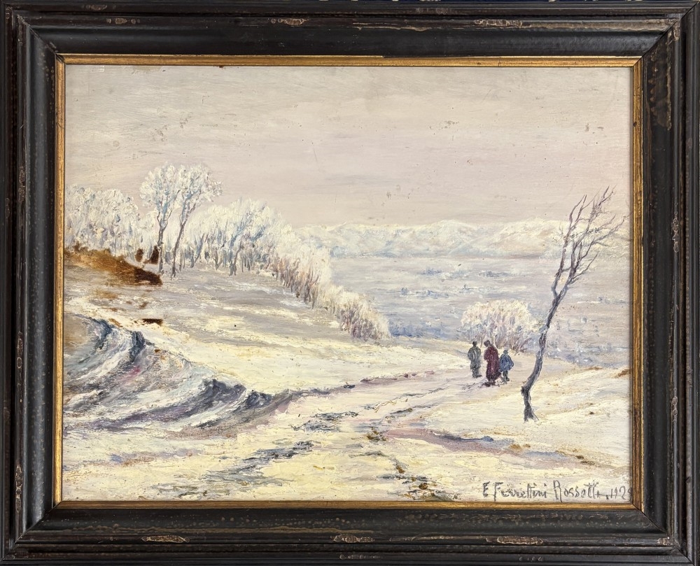 Emilia Rossotti | PASSEGGIATA SOTTO LA NEVE | MutualArt