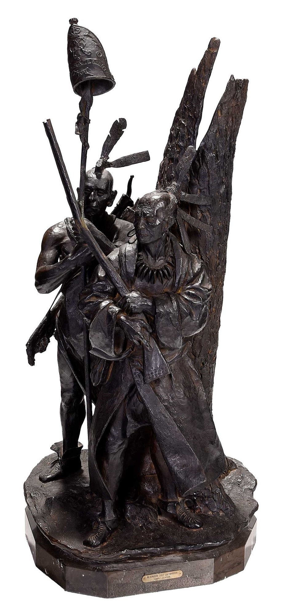 Harry Jackson | Algonquin Chief and Warrior (1971) | MutualArt