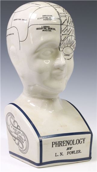 Lorenzo Niles Fowler | Phrenology bust (Late 20) | MutualArt